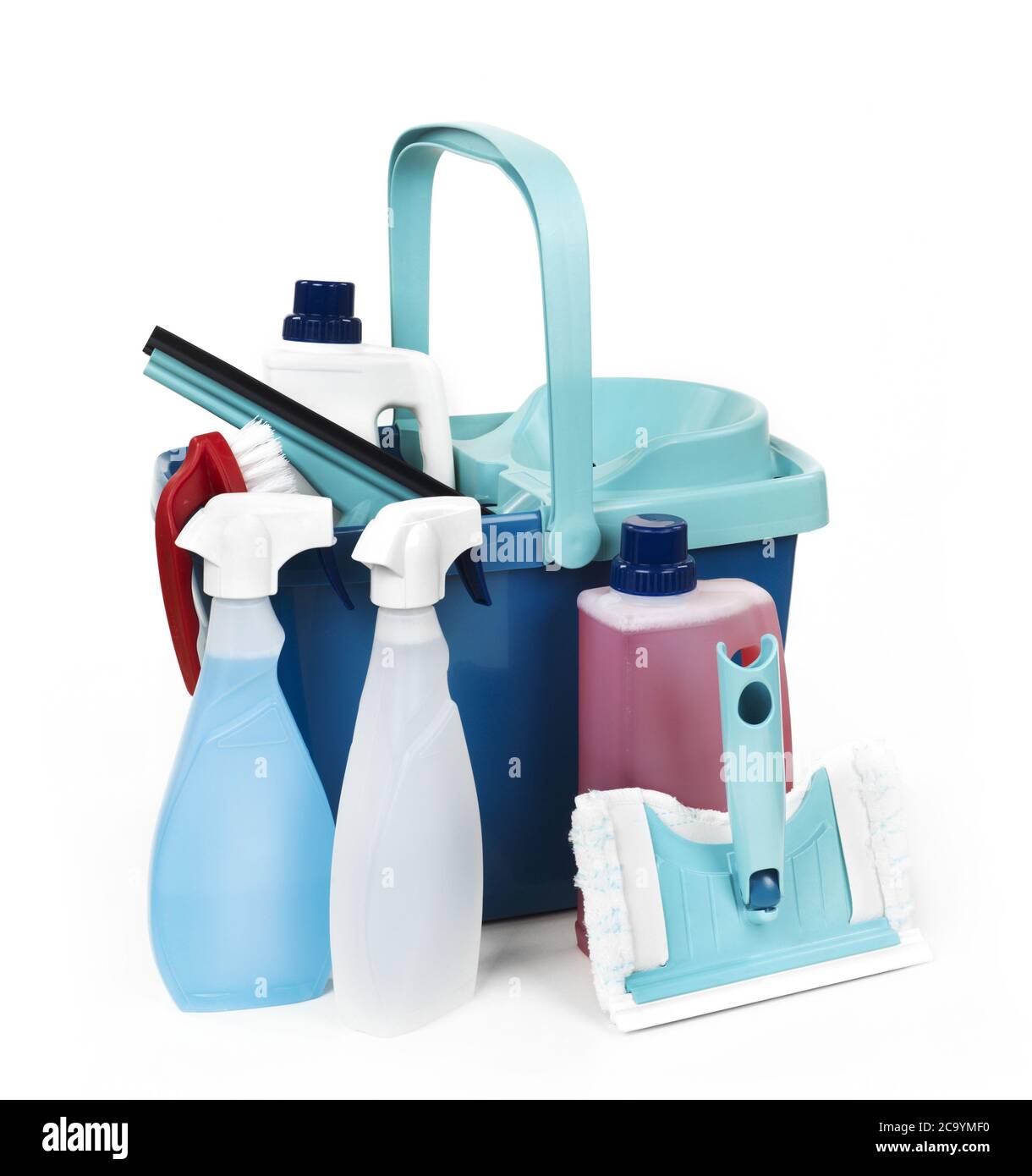 Cleaning equipment isolated Stock Photo - Alamy