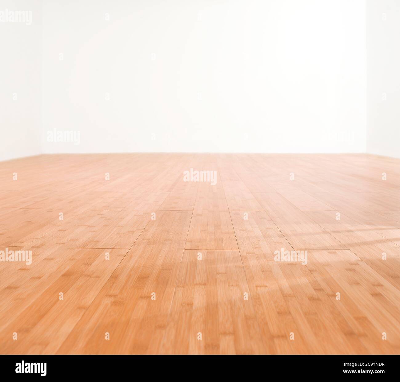 Empty room with wood flooring Stock Photo - Alamy