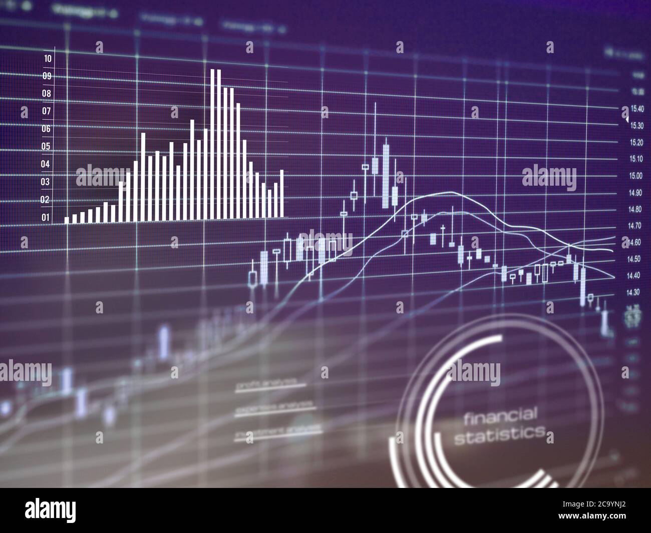 Data charts and graphs Stock Photo - Alamy