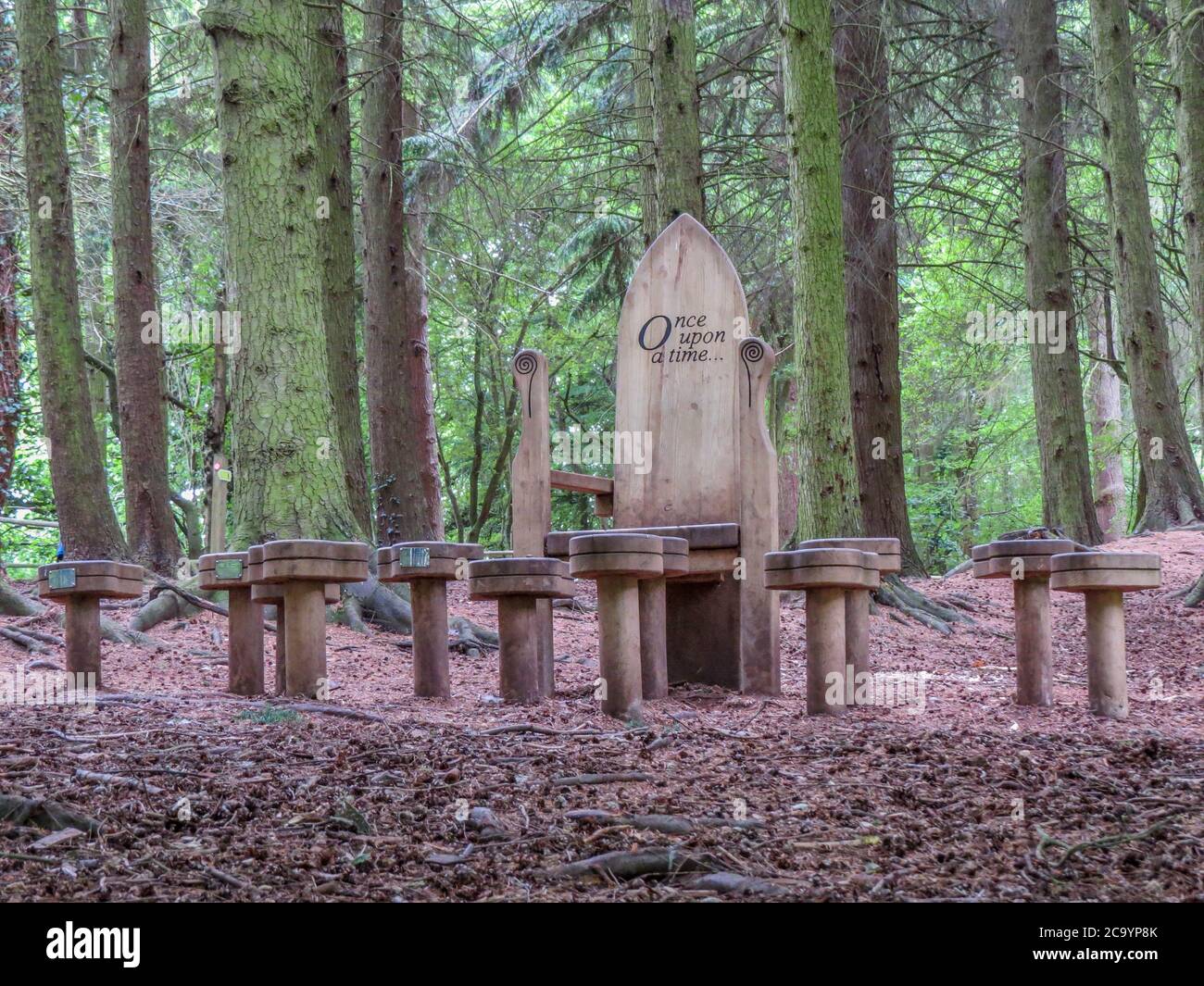 fairy tale time in the forest Stock Photo - Alamy