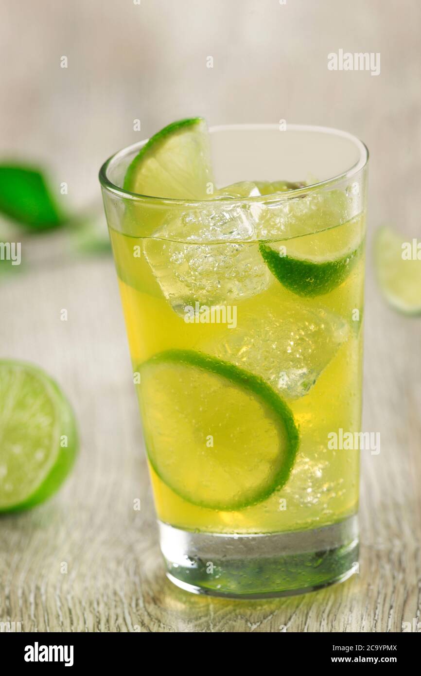 Mojito cocktail glass Stock Photo - Alamy