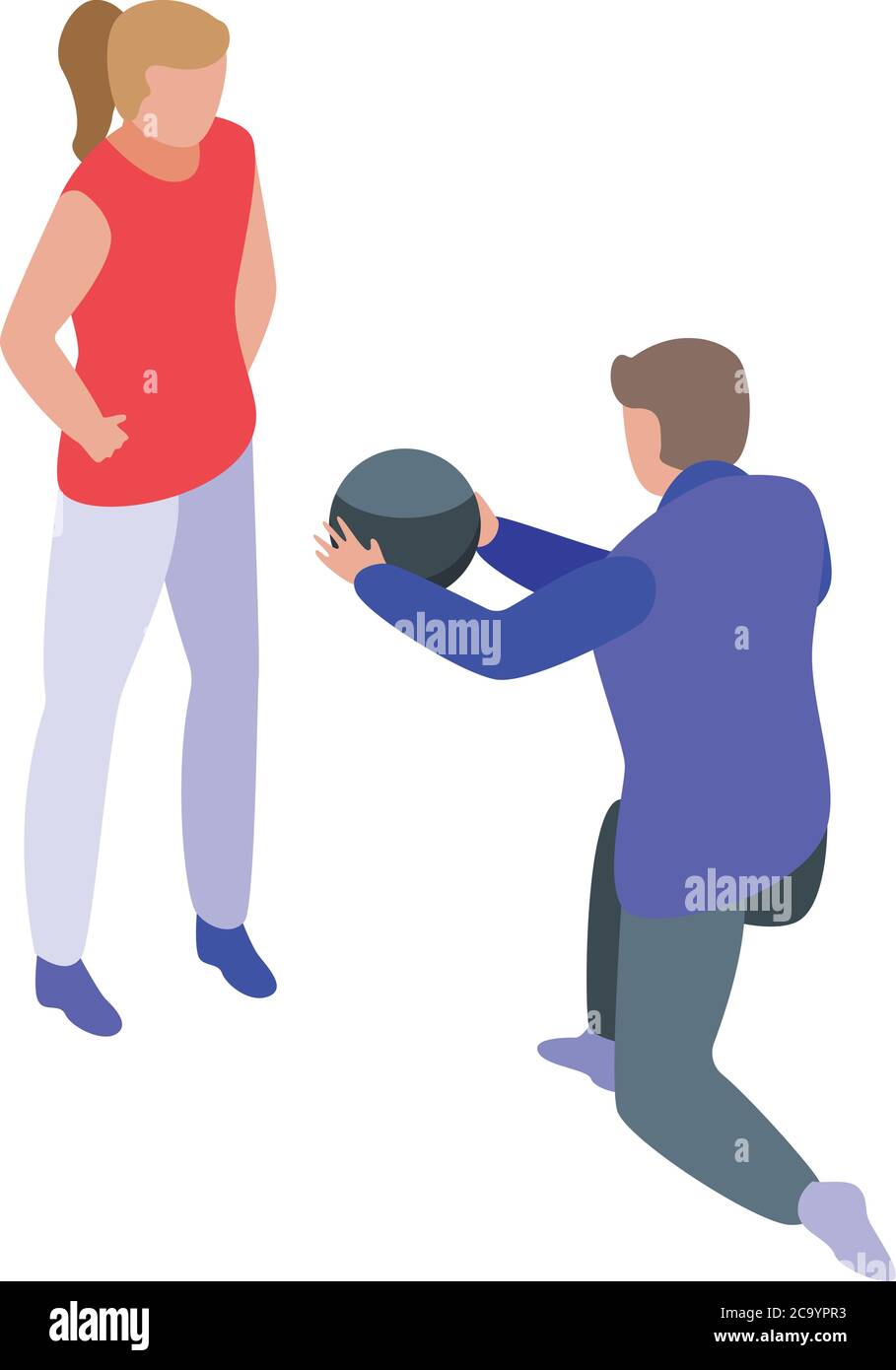 Personal assistant help woman Cut Out Stock Images & Pictures - Alamy