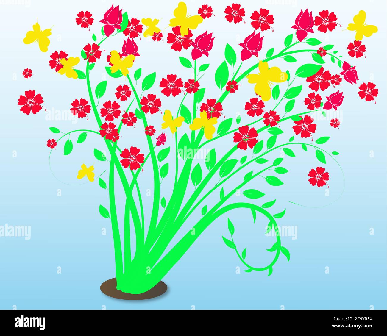 Bunga raya malaysia flower hi-res stock photography and images - Alamy