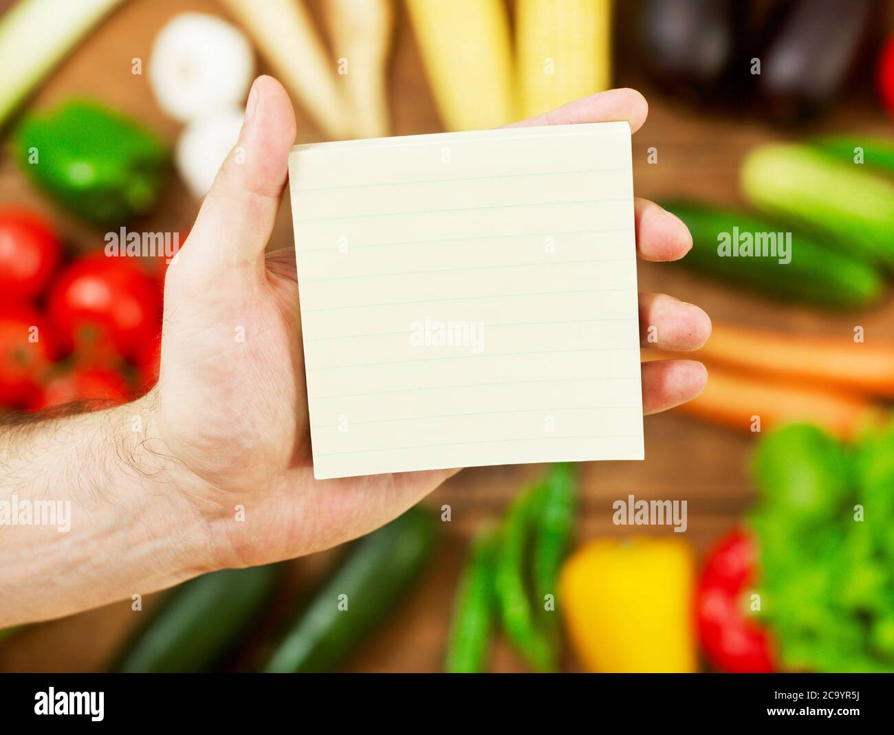 Healthy food list checkbox hi-res stock photography and images - Alamy