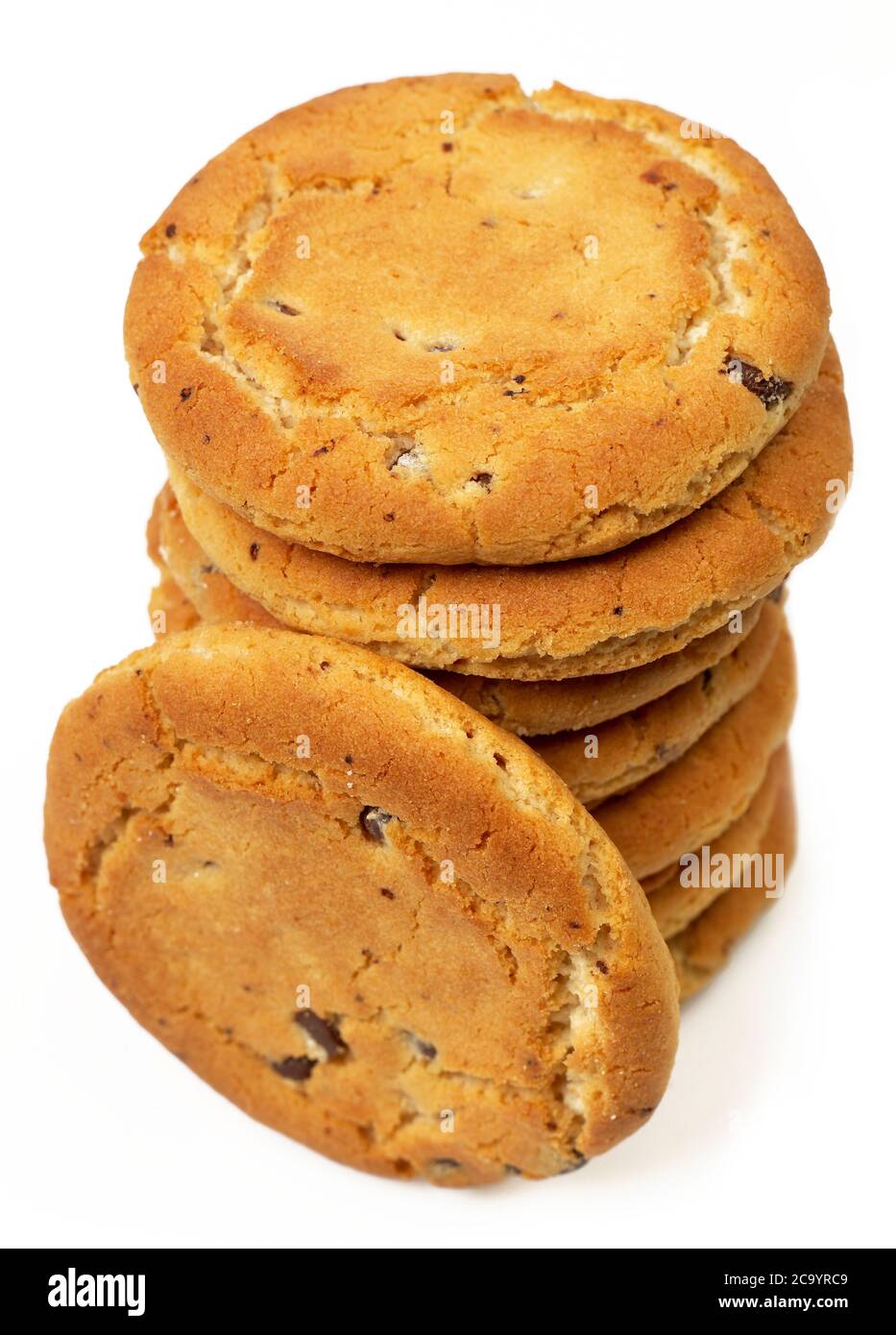 Home made cookies isolated Stock Photo - Alamy