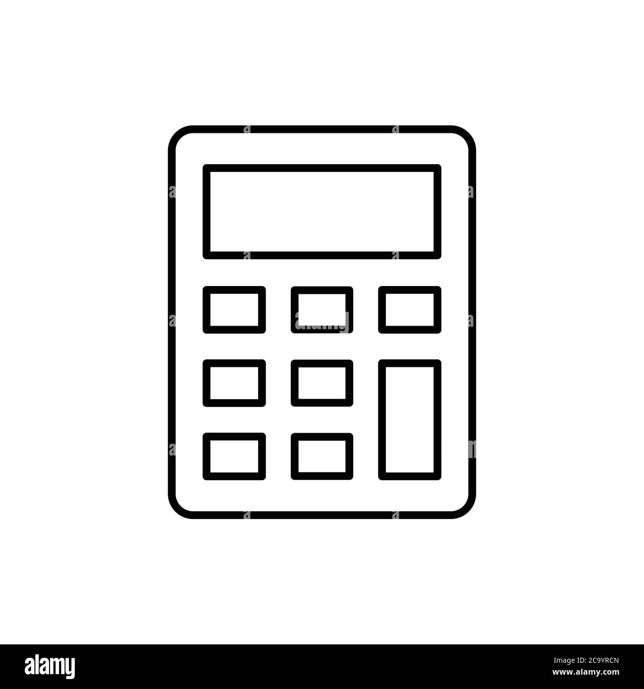 Number table and electronic calculator Cut Out Stock Images & Pictures ...