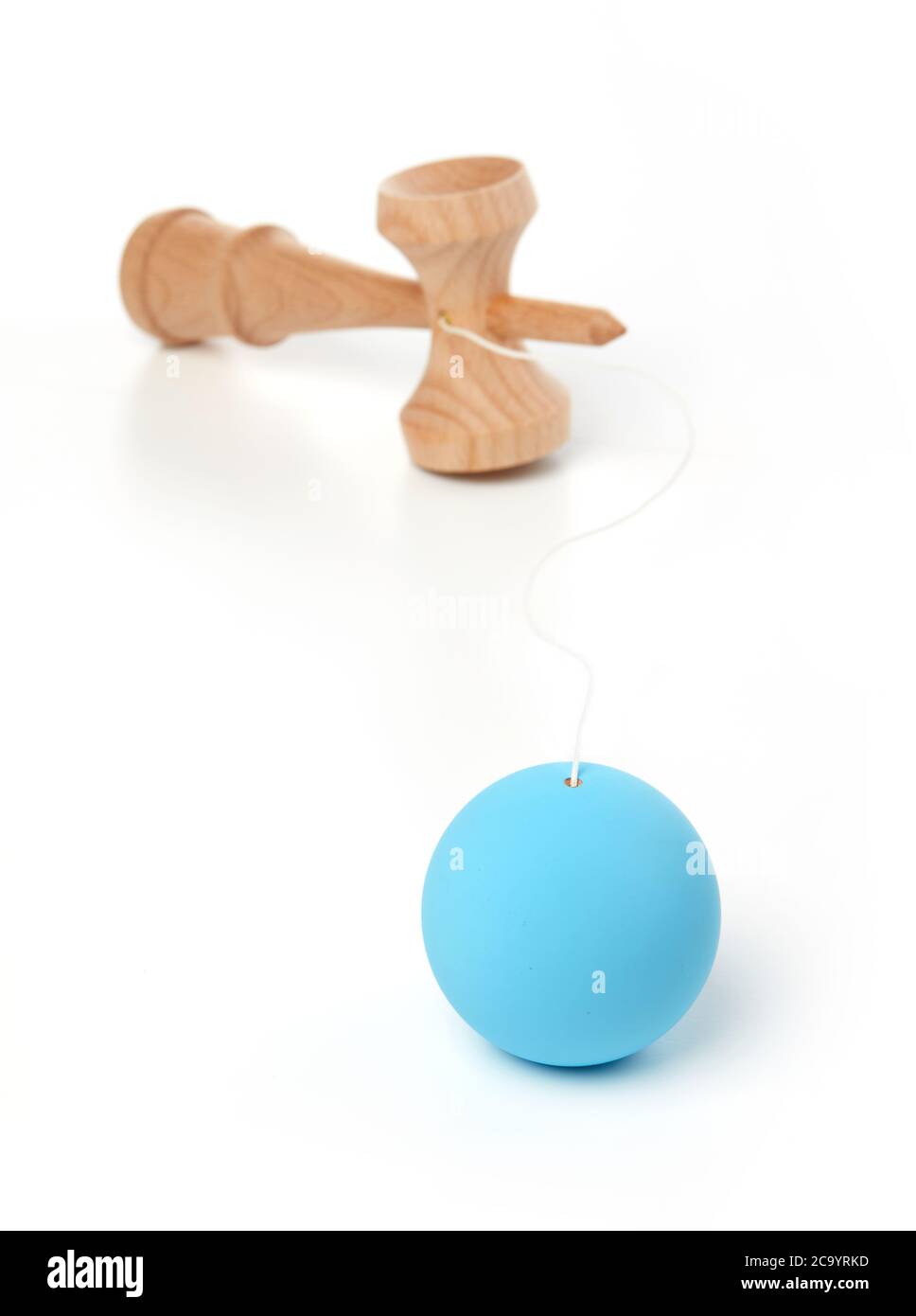 Kendama isolated on white Stock Photo - Alamy