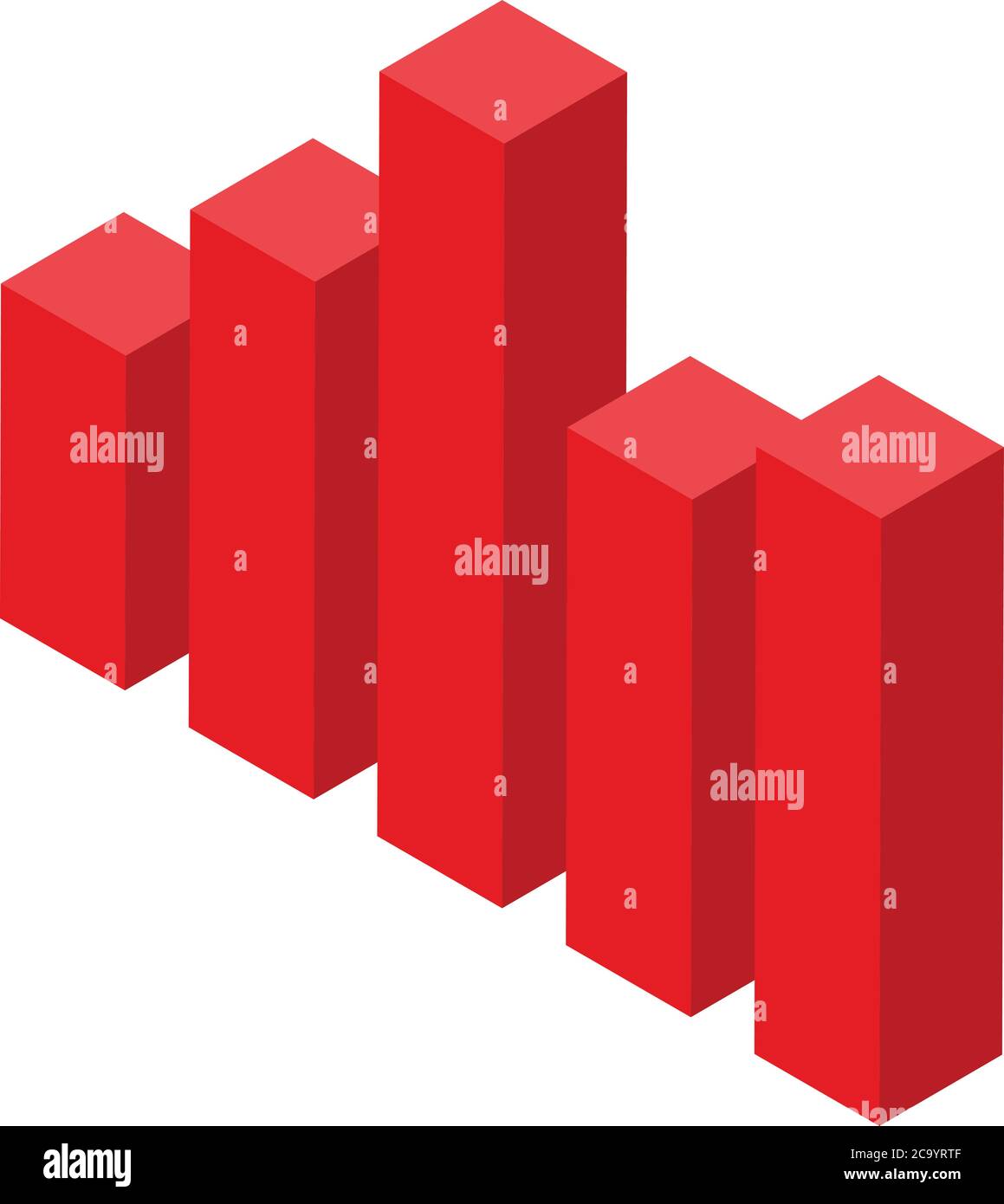 Audit graph chart icon, isometric style Stock Vector Image & Art - Alamy