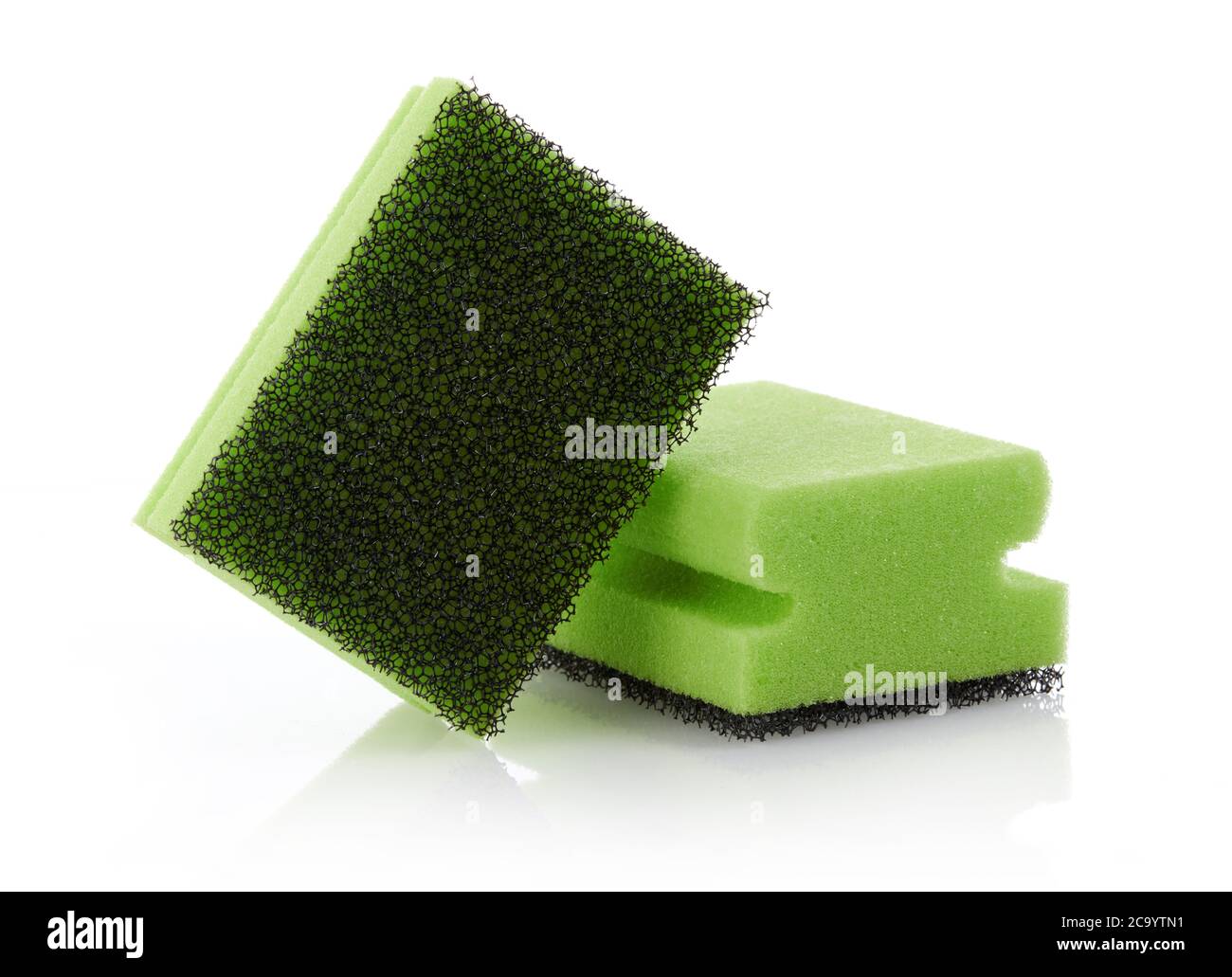 Cleaning sponges isolated Stock Photo - Alamy