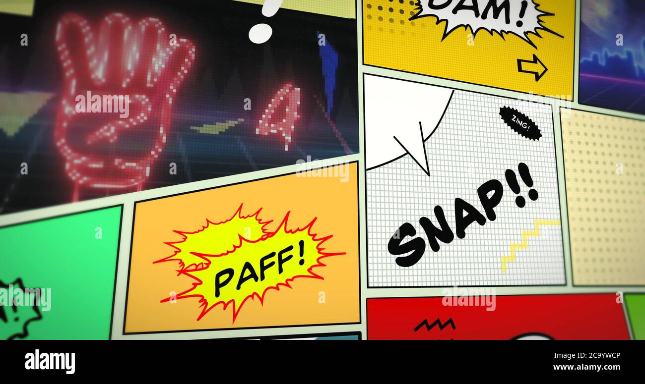 Comic Strip Background Stock Photo - Alamy