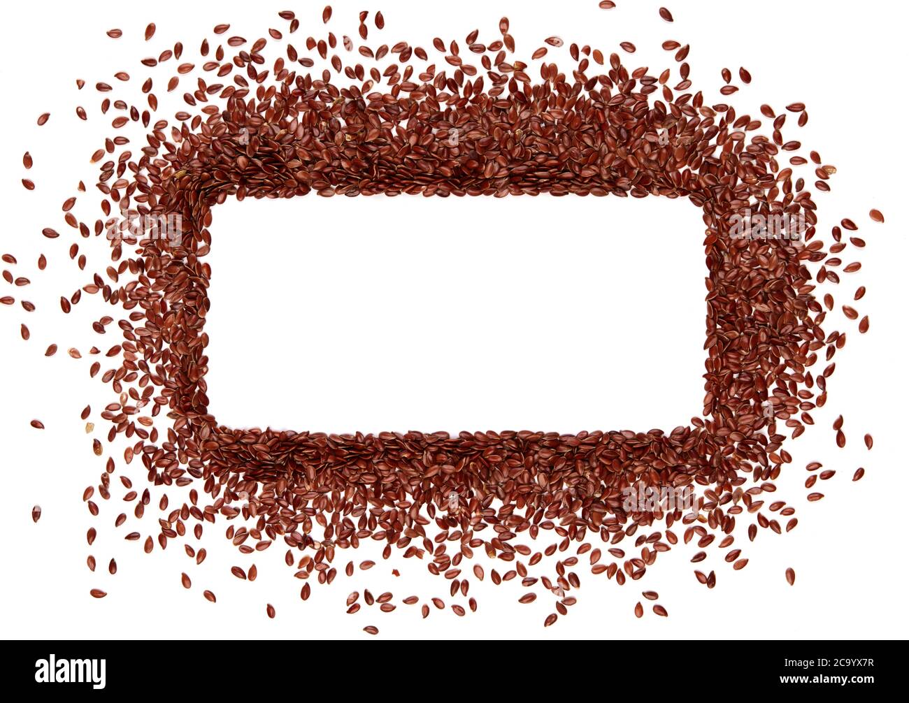 Seeds frame isolated Stock Photo - Alamy