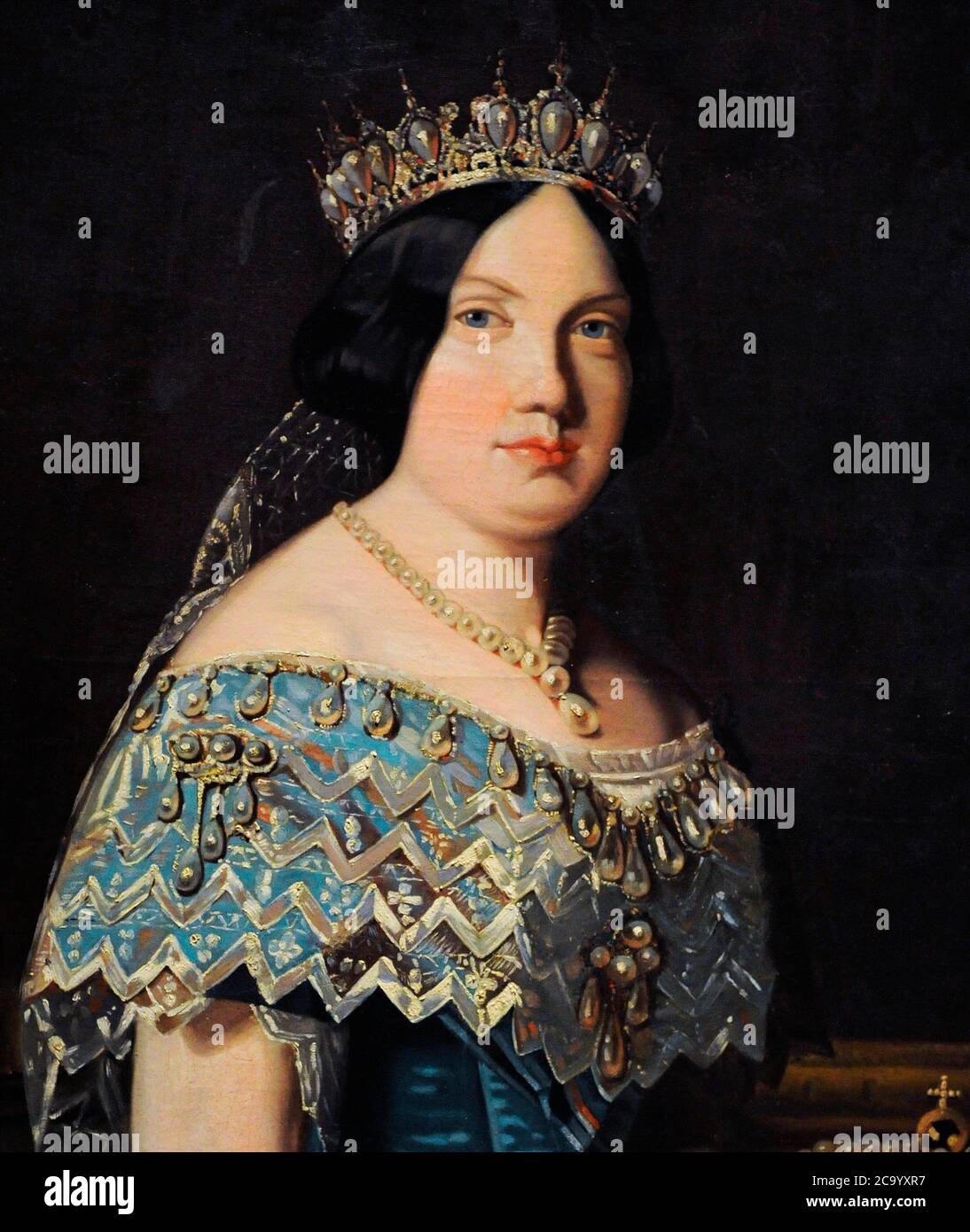 Queen elizabeth ii painting hi-res stock photography and images - Alamy