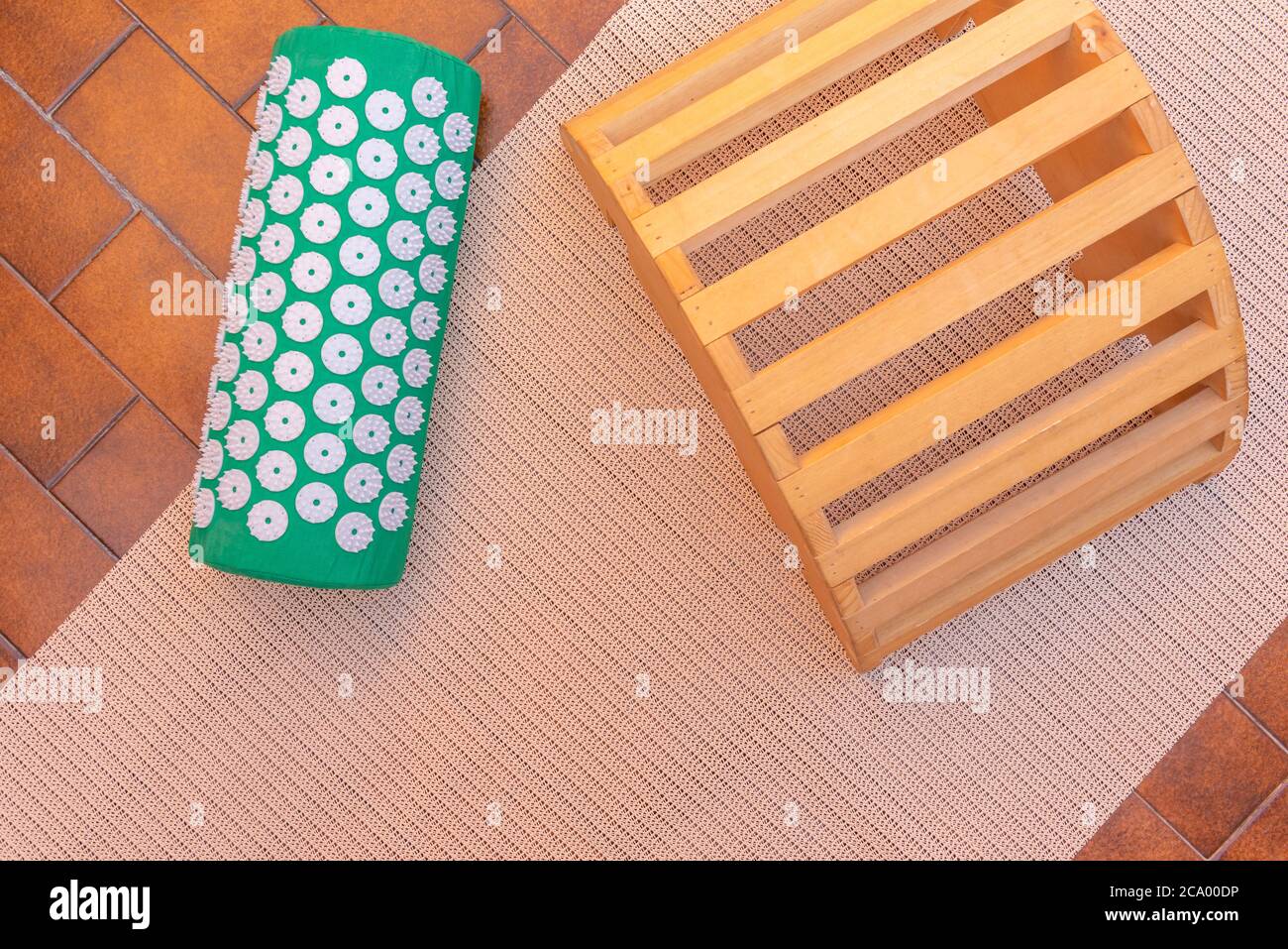 Back Bender for yoga. Orthopedic needle roller for the neck. Massage at ...