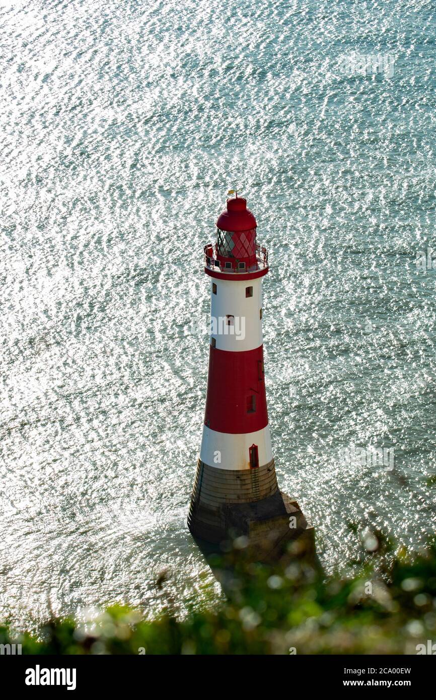 Beachy Head Lighthouse, Eastbourne, United Kingdom Stock Photo - Alamy