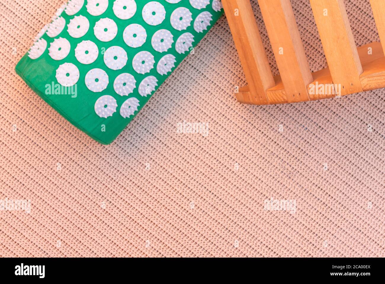 Back Bender for yoga. Orthopedic needle roller for the neck. Massage at ...