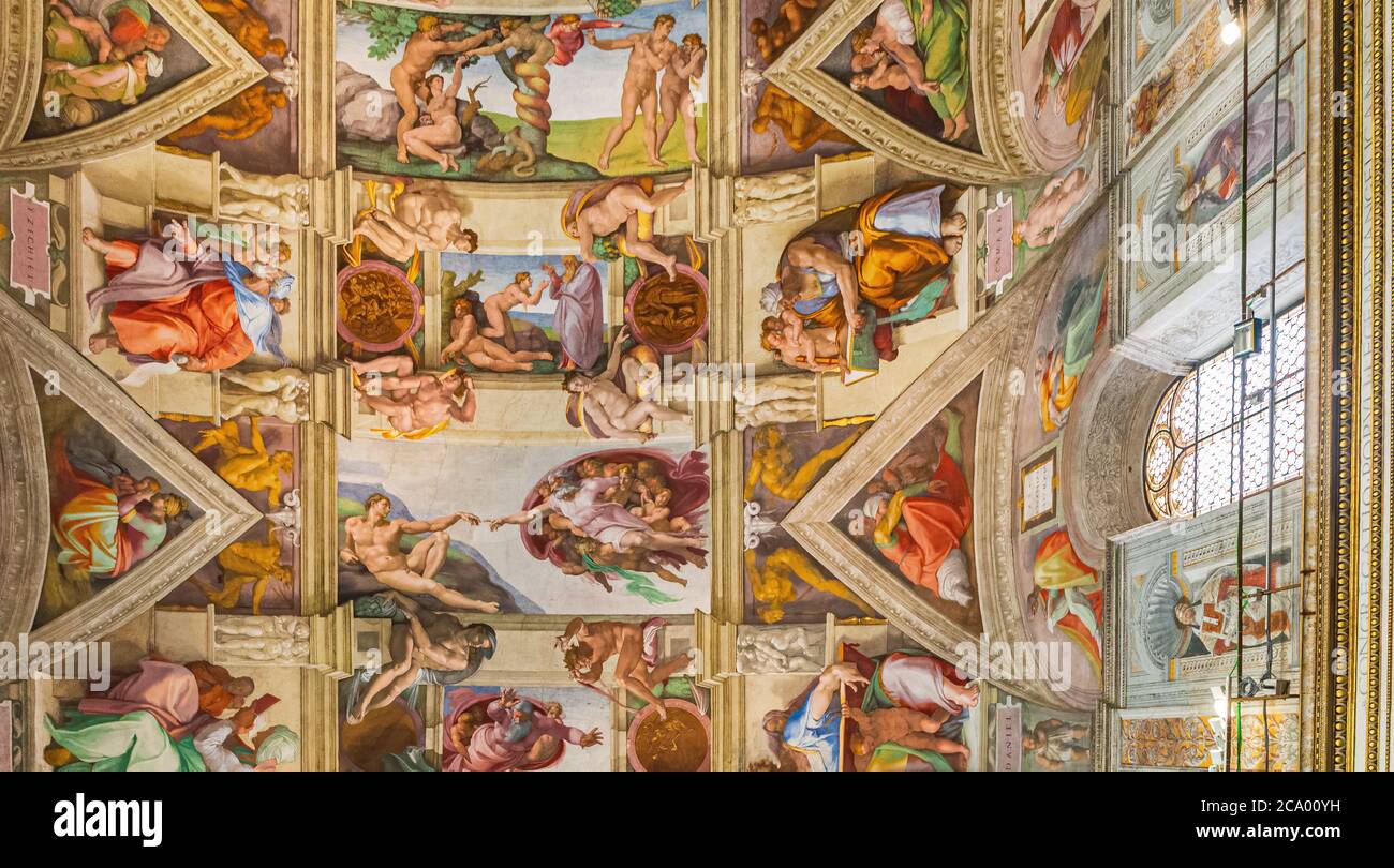 Sistine chapel michelangelo hi-res stock photography and images - Alamy
