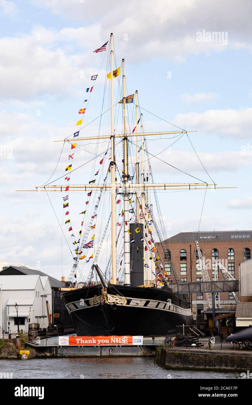 Isambard Kingdom Brunel’s iconic SS Great Britain in dry dock as a ...