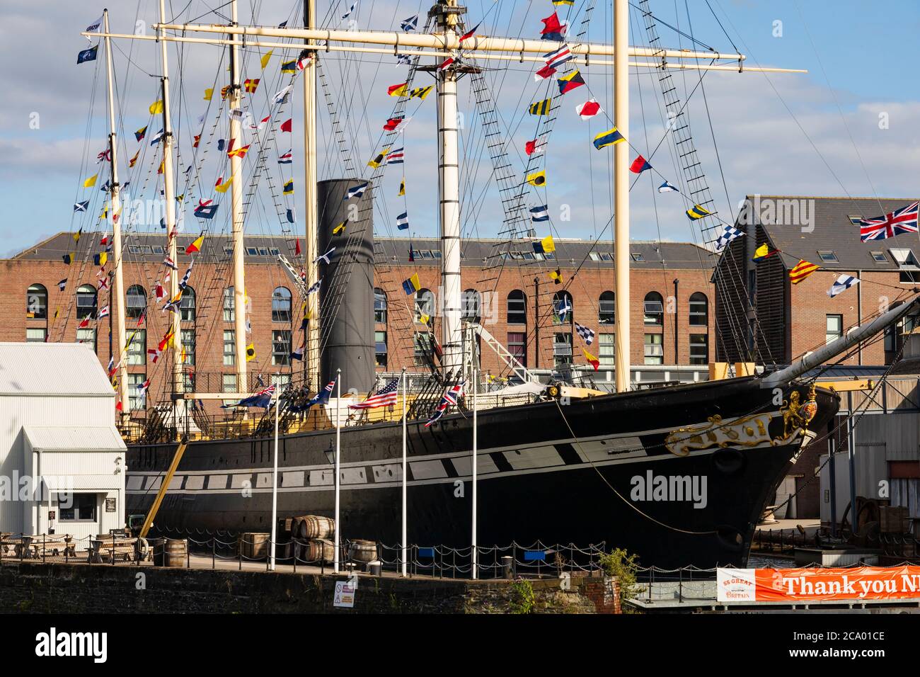 Isambard Kingdom Brunel’s iconic SS Great Britain in dry dock as a ...