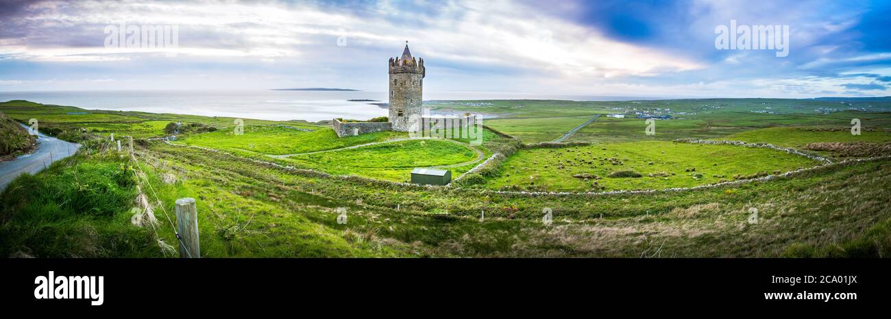 Panorama in Ireland Sea, Ocean, Coast, Atlantic, Cliffs, Rock ...