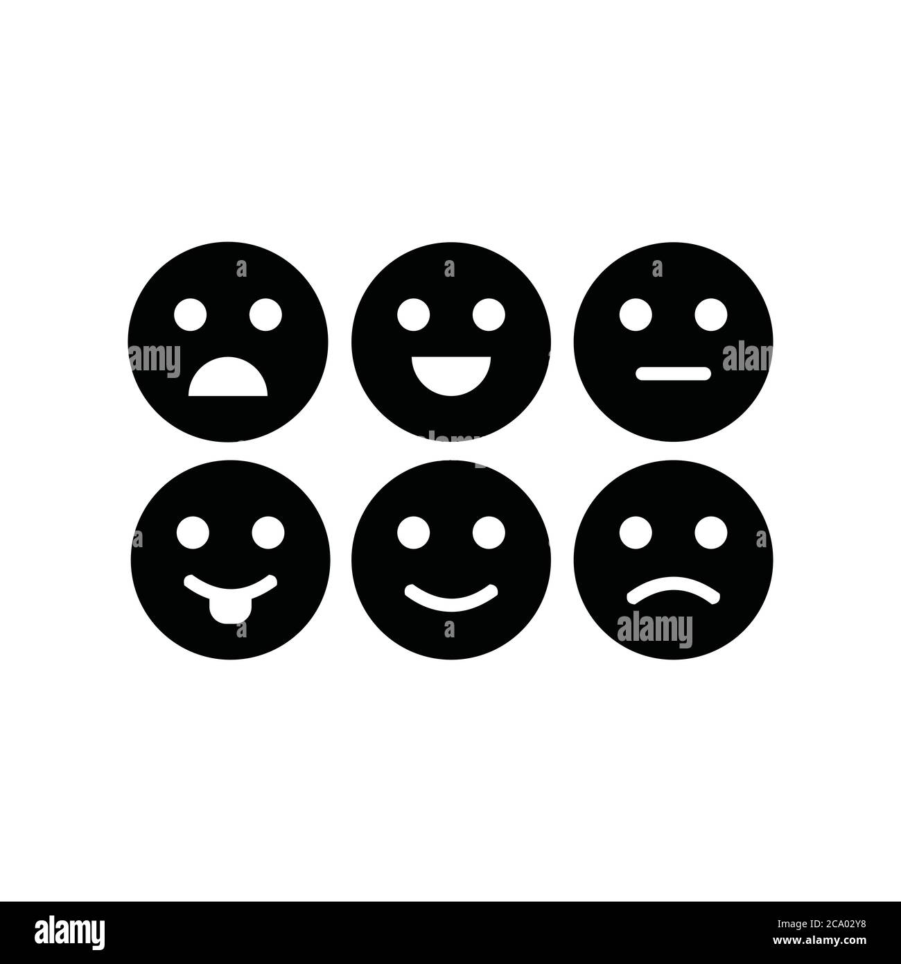 emotion icon vector set Stock Vector Image & Art - Alamy