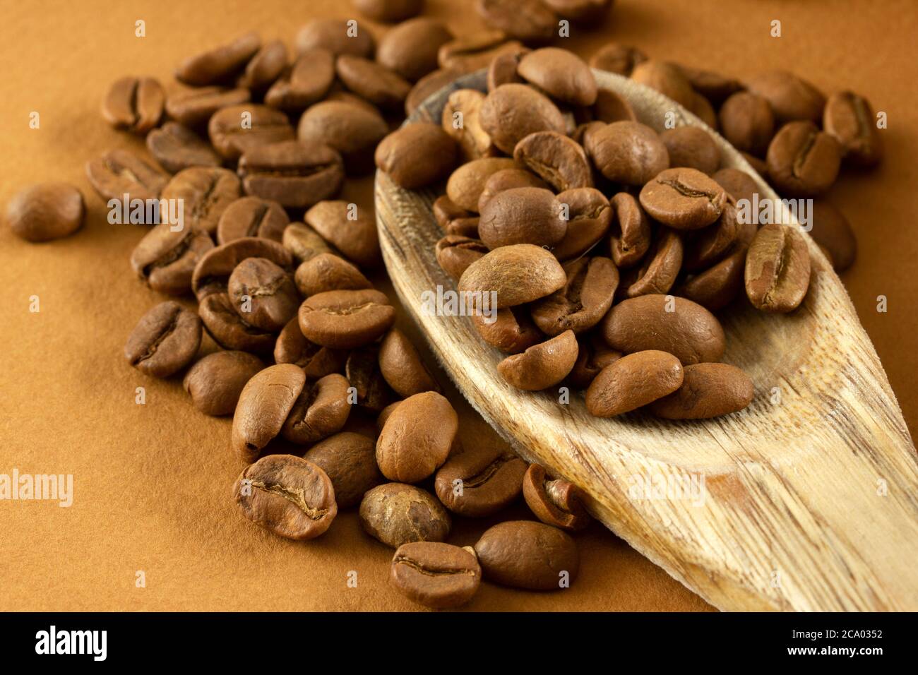 Coffee bean roasted caffeine espresso seed background Stock Photo - Alamy