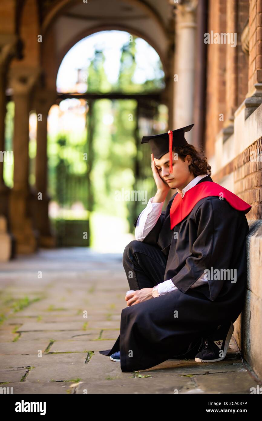Sad student abroad hi-res stock photography and images - Alamy