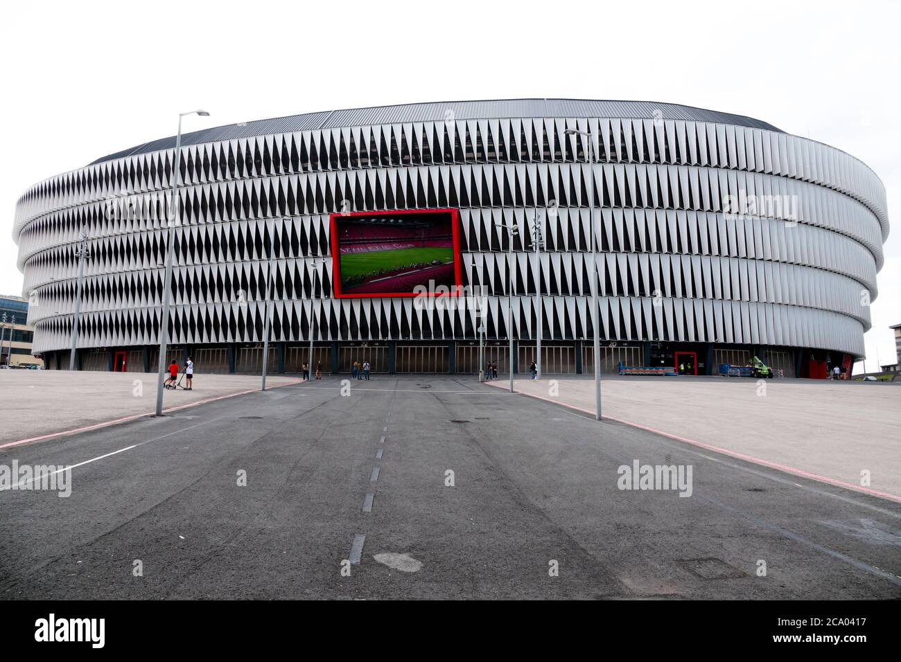 The legendary San Mames stadium of Athletic Bilbao football team ...