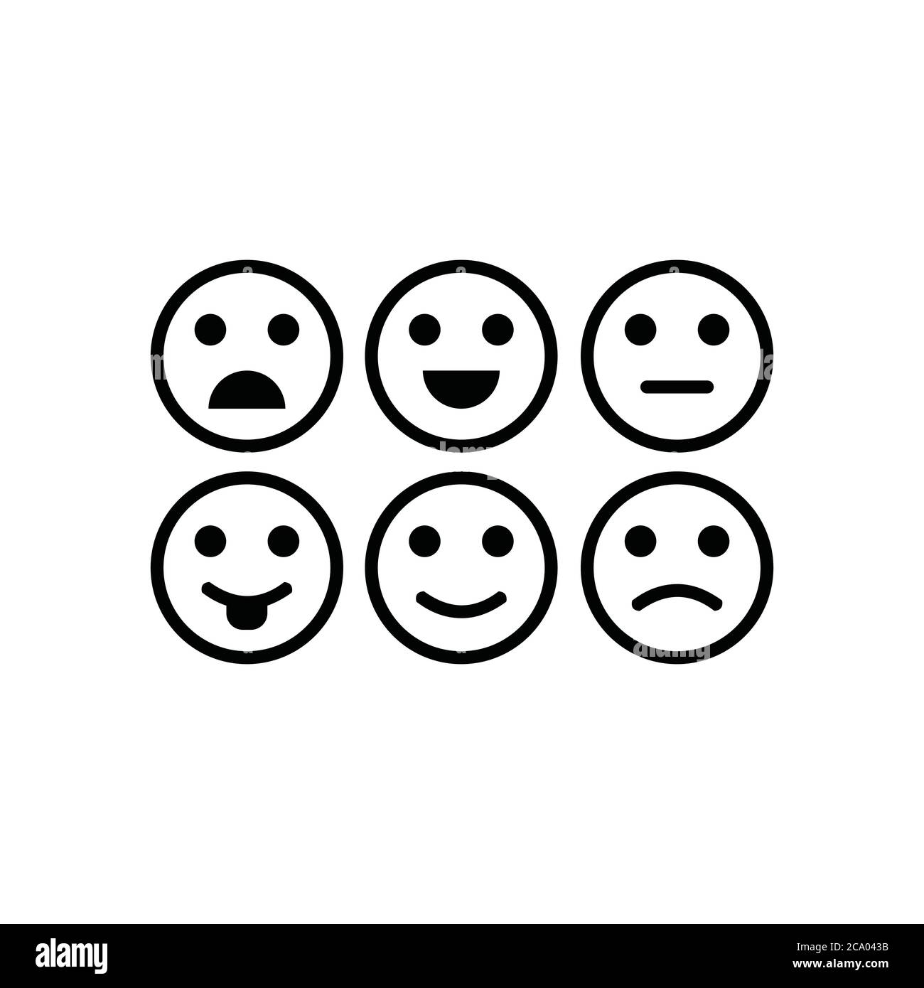 emotion icon vector set Stock Vector Image & Art - Alamy