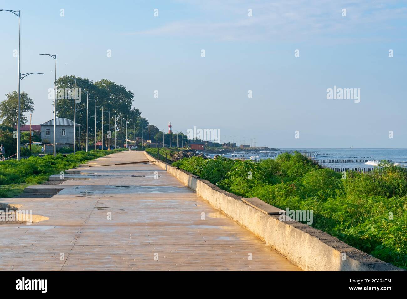 Black Sea coast in the city of Poti Stock Photo - Alamy