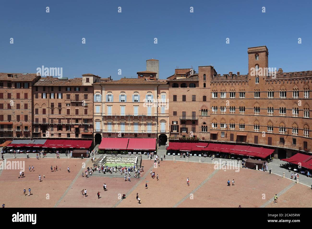 A glimpse of the medieval city of Siena, Tuscany, Italy. UNESCO ...