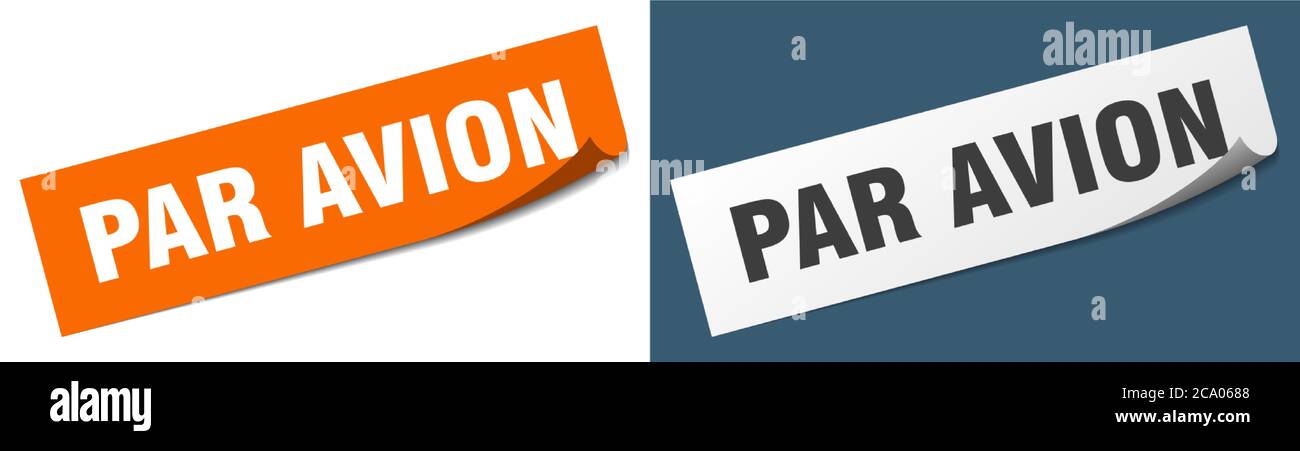 Avion orange Stock Vector Images - Alamy