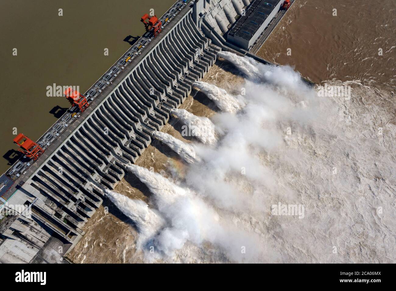 Three gorges dam aerial hi-res stock photography and images - Alamy
