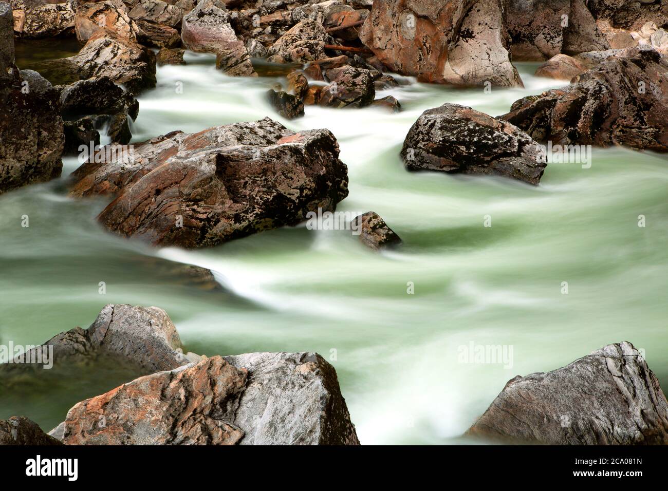 Selway Falls, Selway Wild and Scenic River, Nez Perce National Forest ...