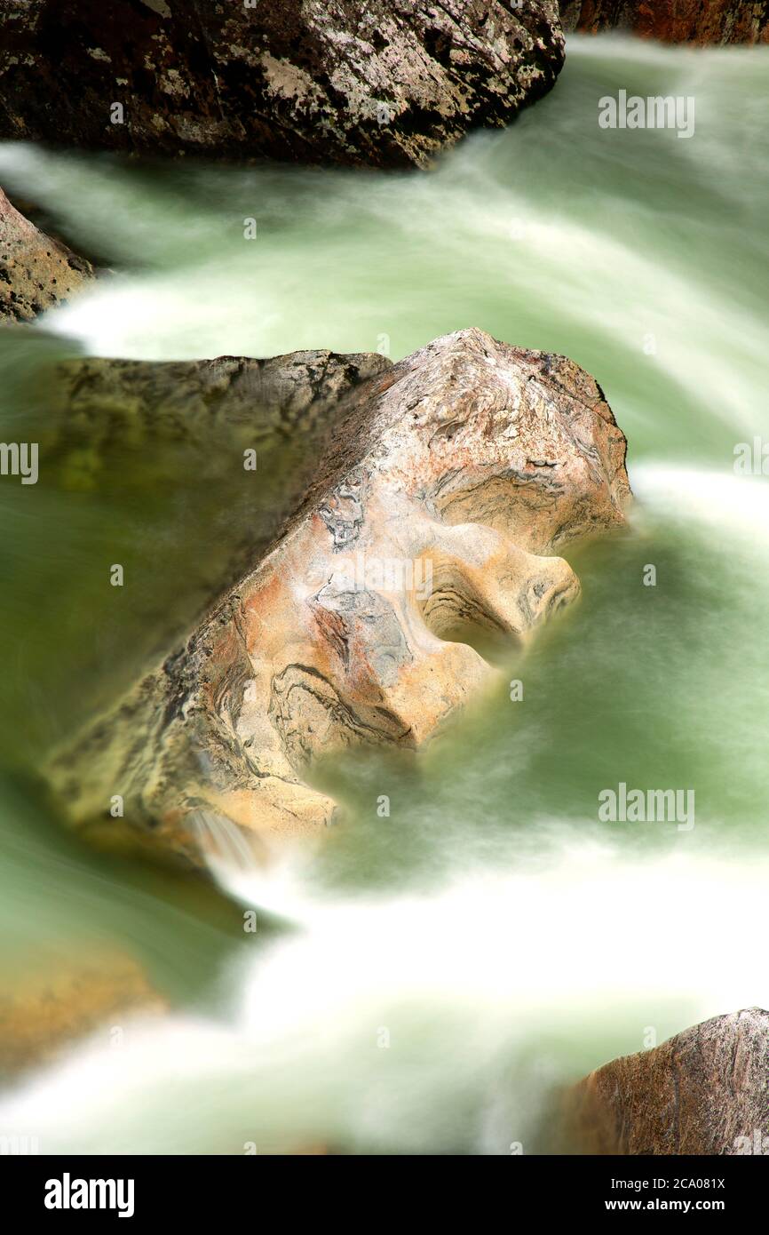 Selway Falls, Selway Wild and Scenic River, Nez Perce National Forest ...