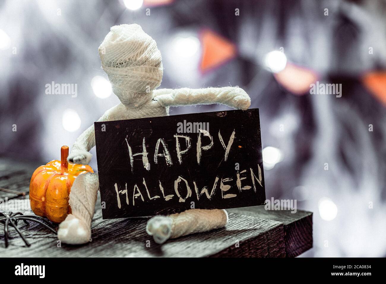Cute funny mummy. Halloween decoration Stock Photo - Alamy