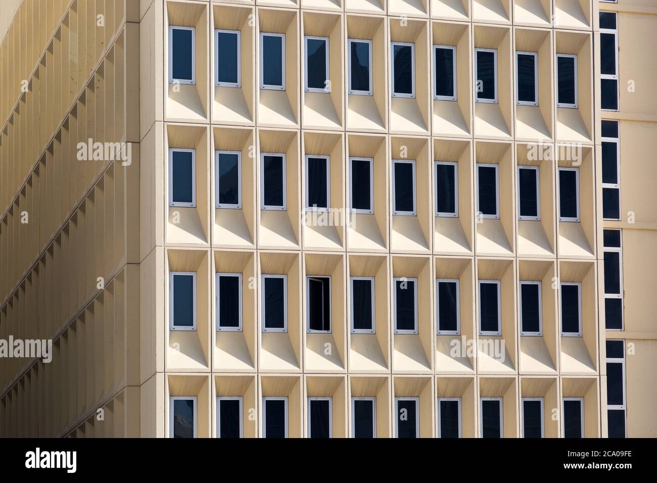 A geometrically interesting ideal building. Abstract image architecture ...