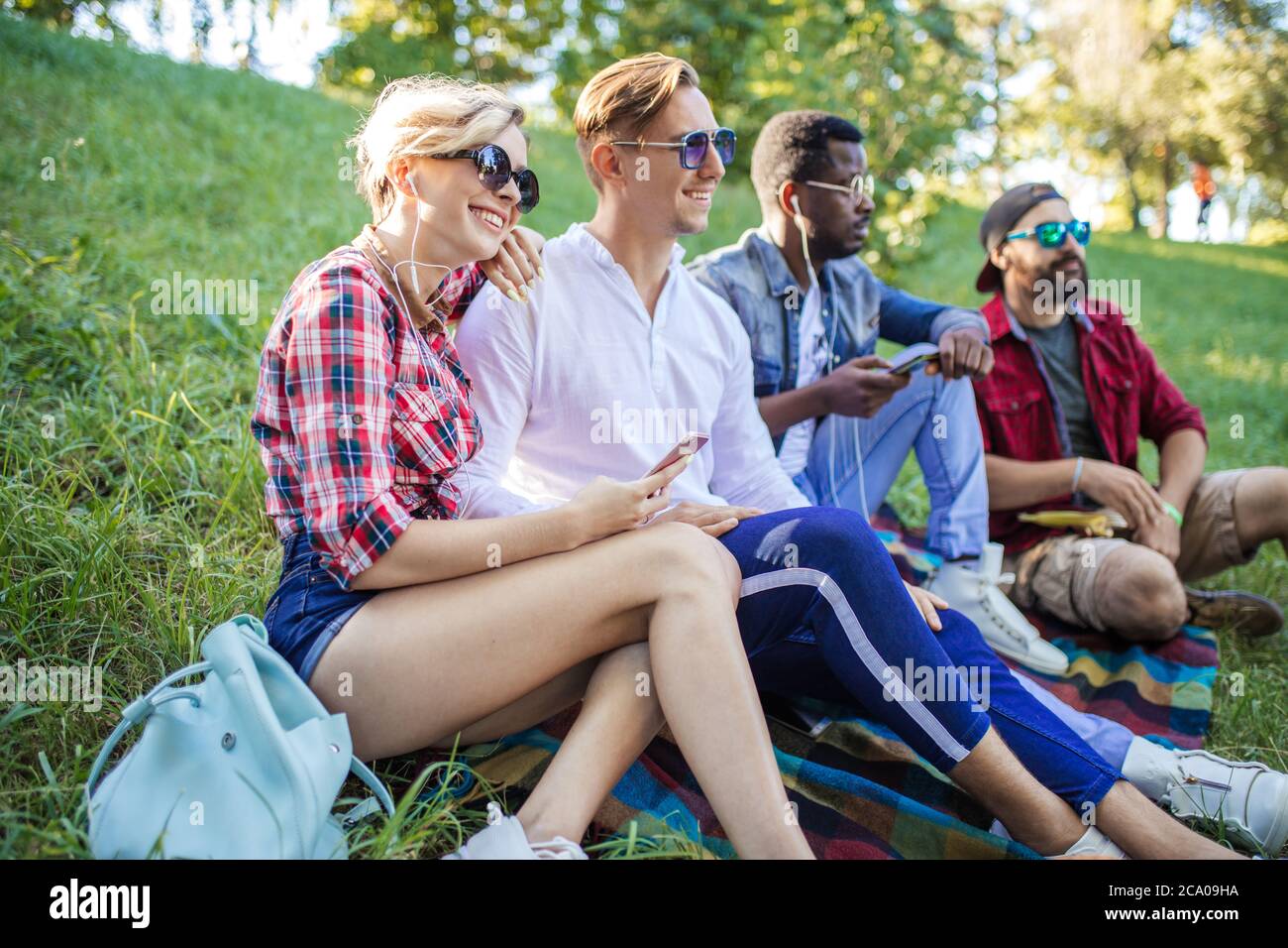 Group red headed people hi-res stock photography and images - Alamy