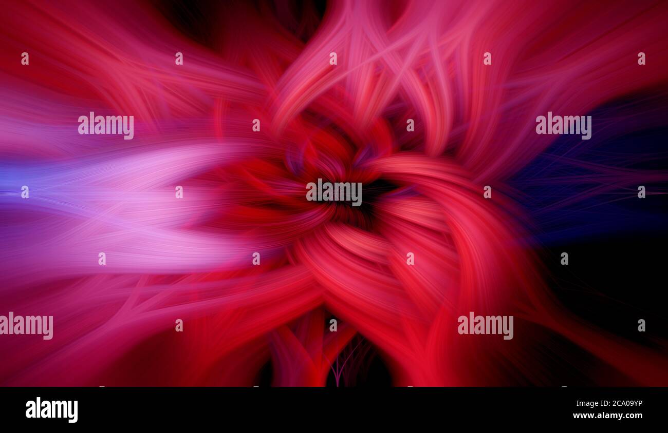 Beautiful abstract intertwined 3d fibers forming a shape of sparkle ...