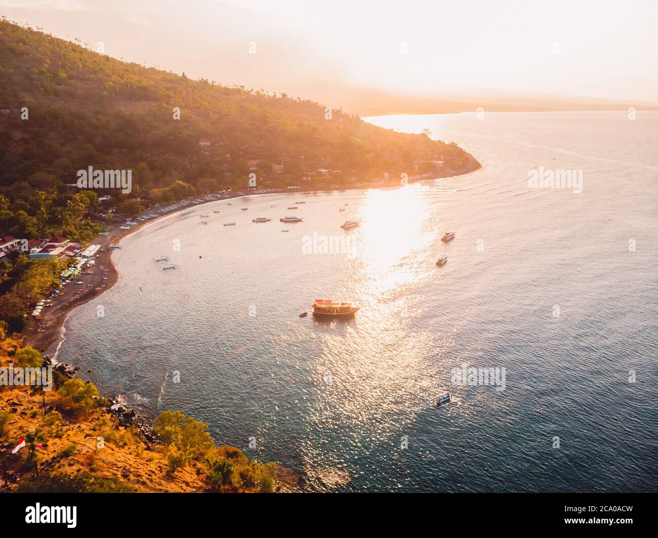 Amed beach sunset hi-res stock photography and images - Alamy