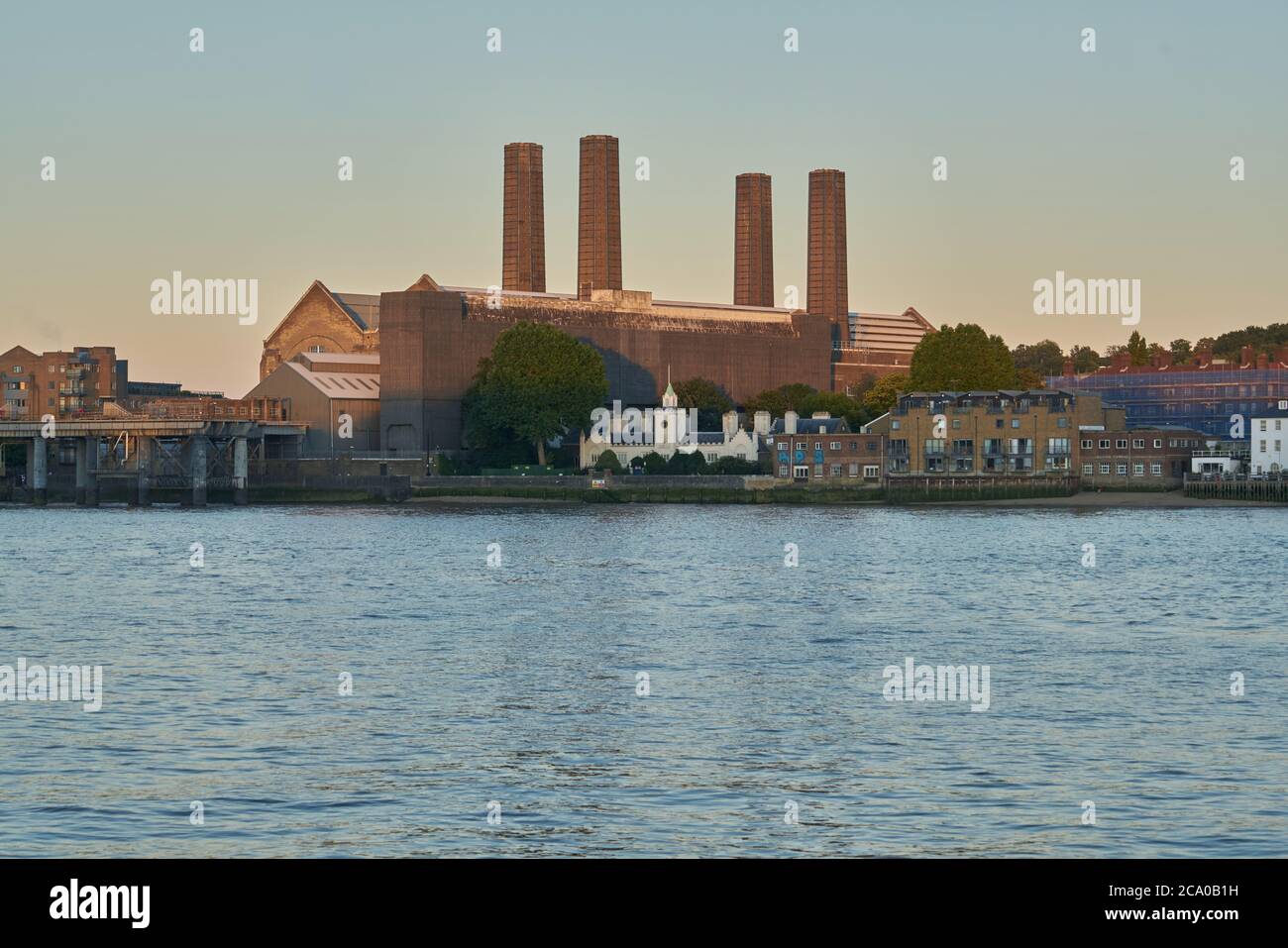 greenwich power station Stock Photo - Alamy