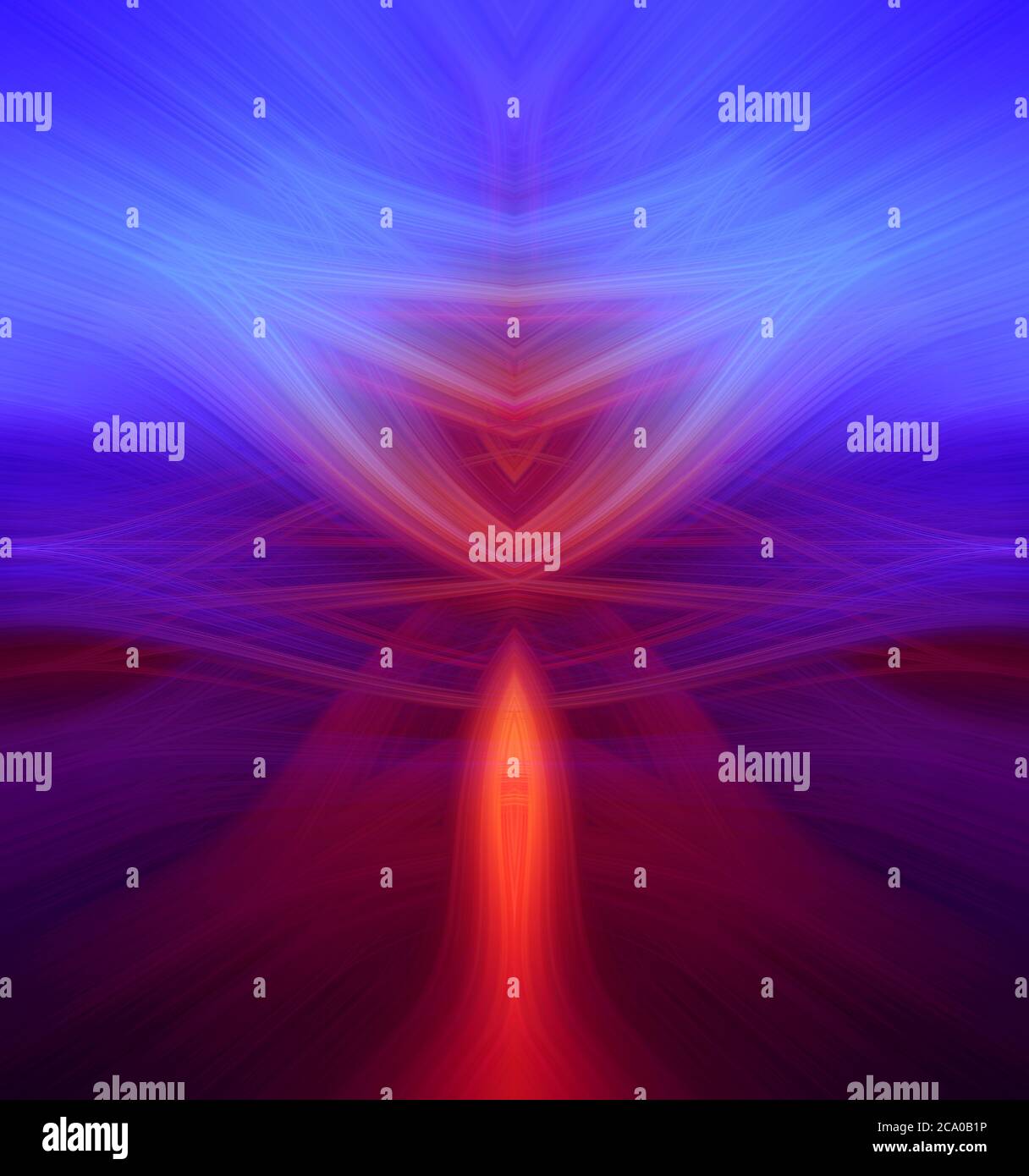 Beautiful abstract intertwined 3d fibers forming various shapes and ...