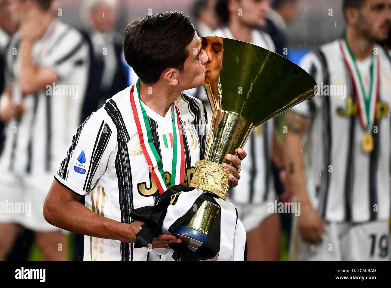 Paulo dybala celebration hi-res stock photography and images - Alamy