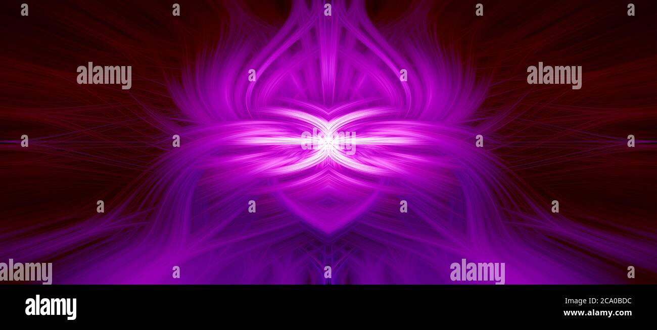 Beautiful abstract intertwined 3d fibers forming a shape of sparkle ...