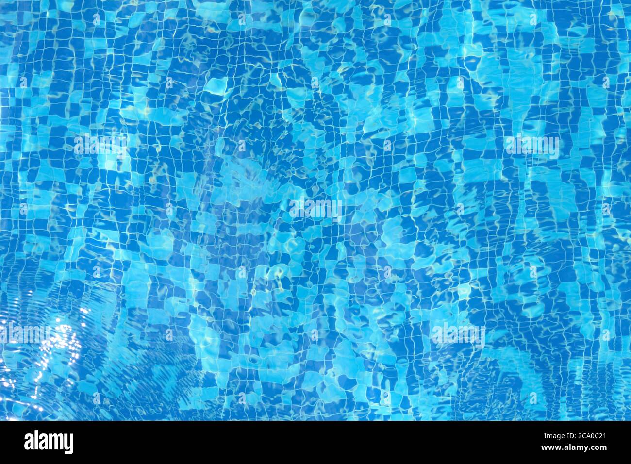 pattern of a wavy swimming pool Stock Photo - Alamy