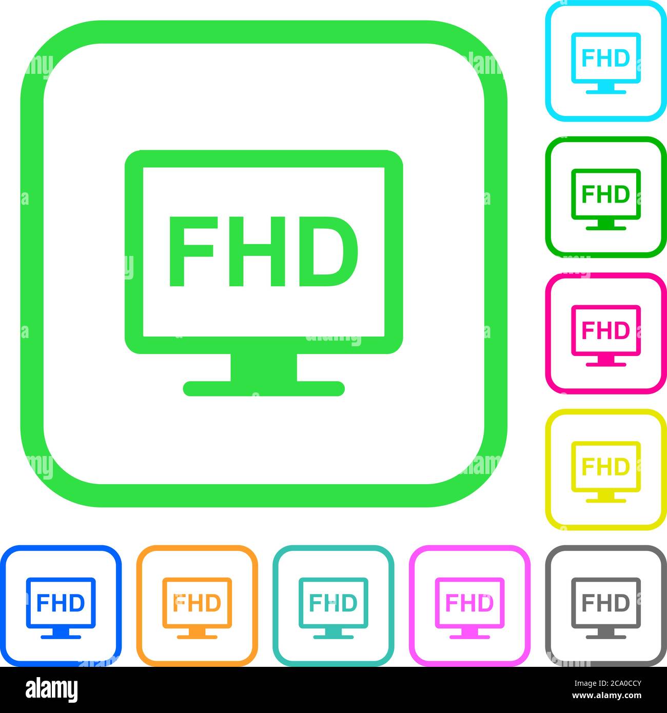 Fullhd Stock Vector Images - Alamy