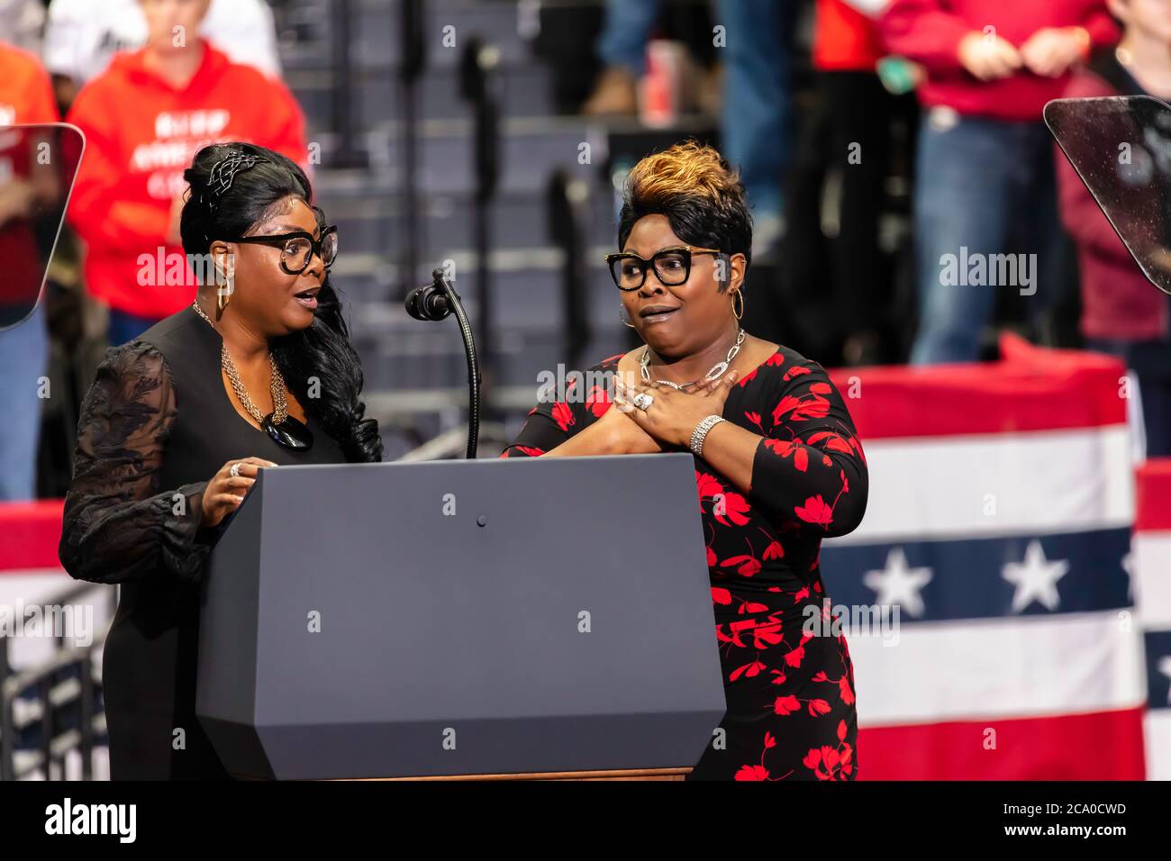Diamond and silk trump hi-res stock photography and images - Alamy
