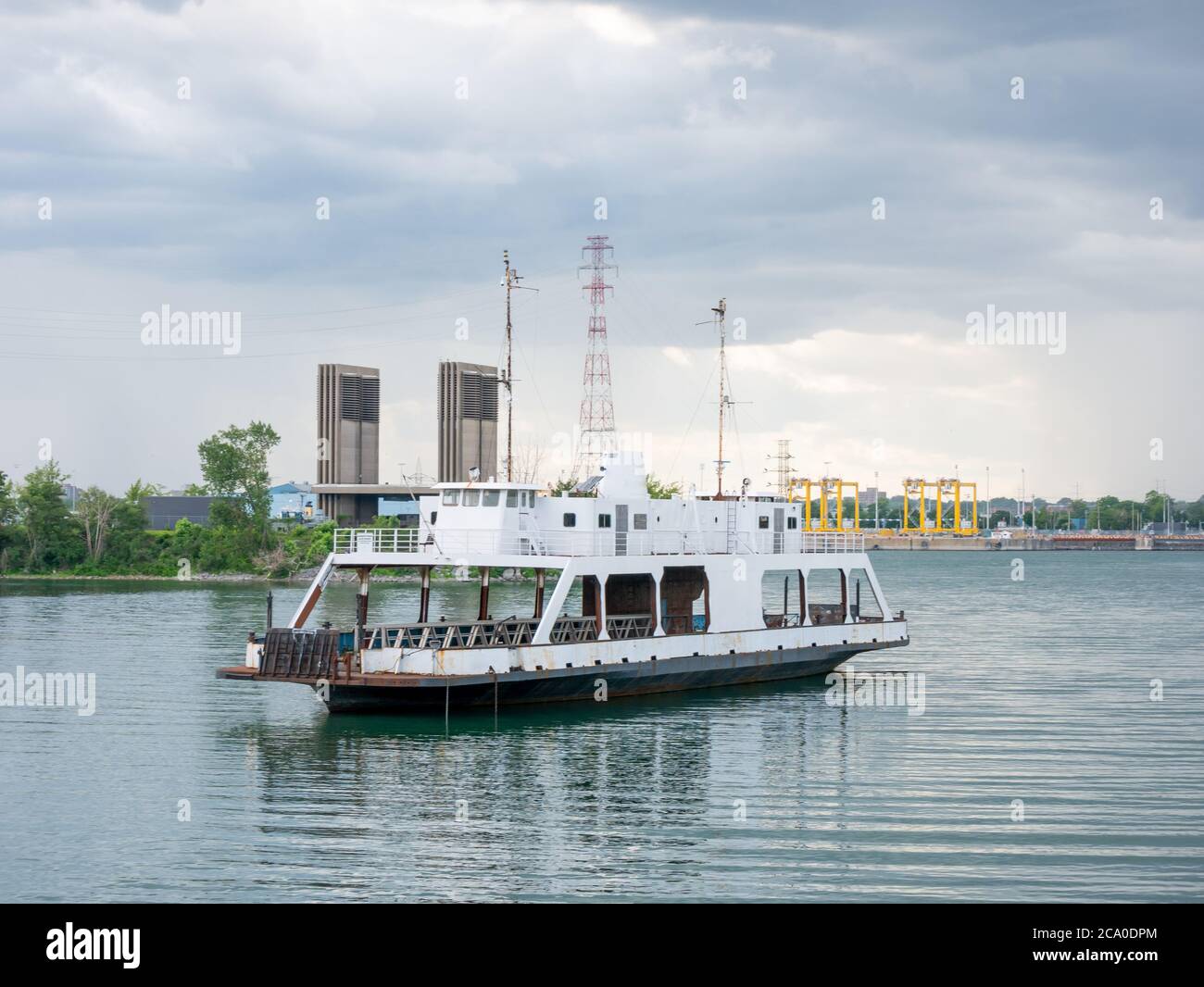 Old abandoned rusty ferry boat Stock Photo - Alamy