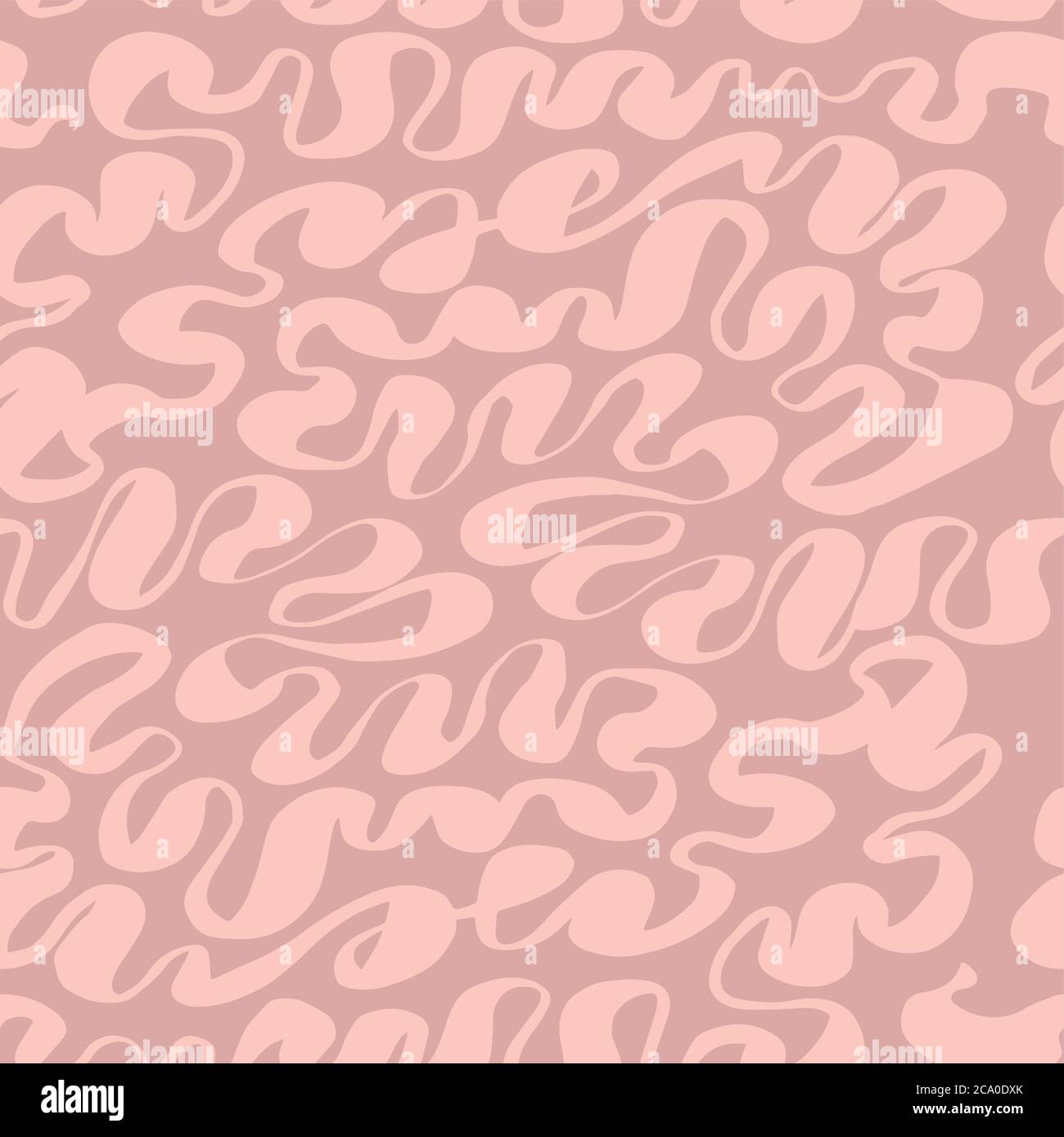 Cream and caramel colors wavy texture seamless pattern for background ...