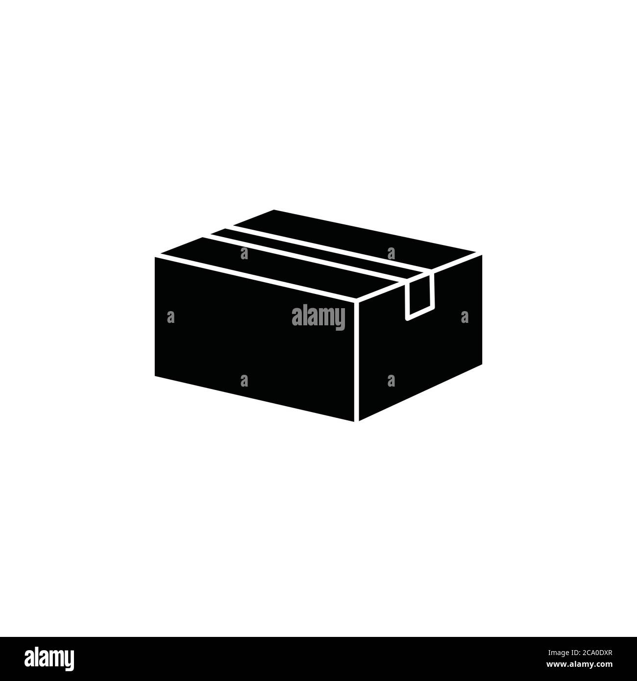 box cargo con vector sign symbol Stock Vector Image & Art - Alamy