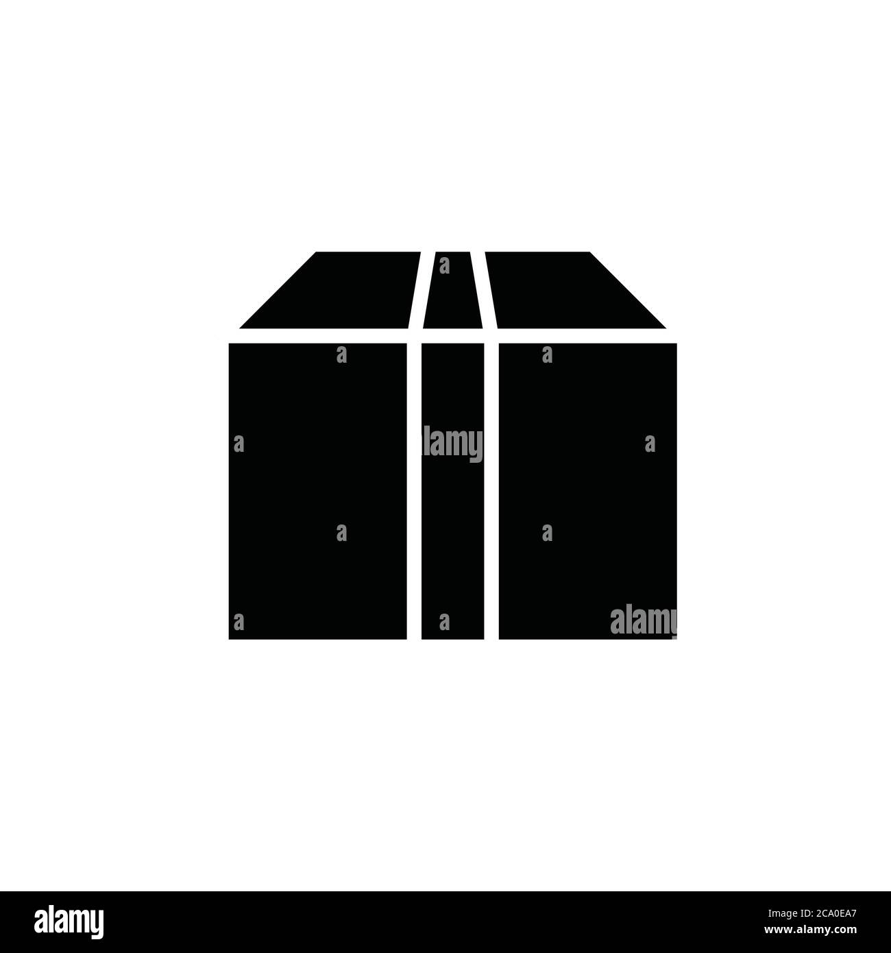 box cargo con vector sign symbol Stock Vector Image & Art - Alamy